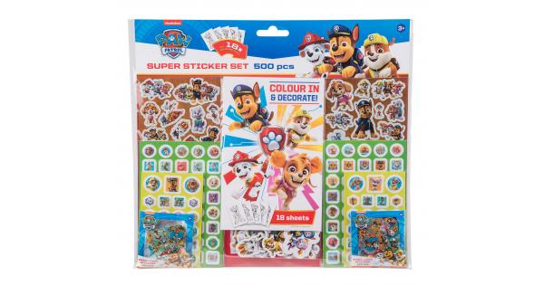 Paw Patrol - Mega Sticker Set (500 stickers) - Toys