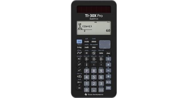 Texas Instruments - TI-30X Pro Mathprint Scientific Calculator - Office ...