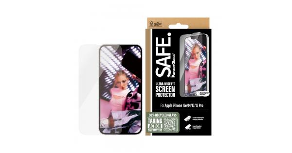 SAFE. by PanzerGlass - Screen Protection - iPhone 16e - 14 - 13 - 13 ...