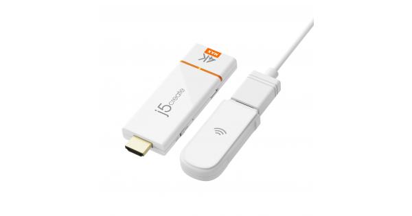 J5create - Screencast 4K Max Wireless Display Adapter - Computers